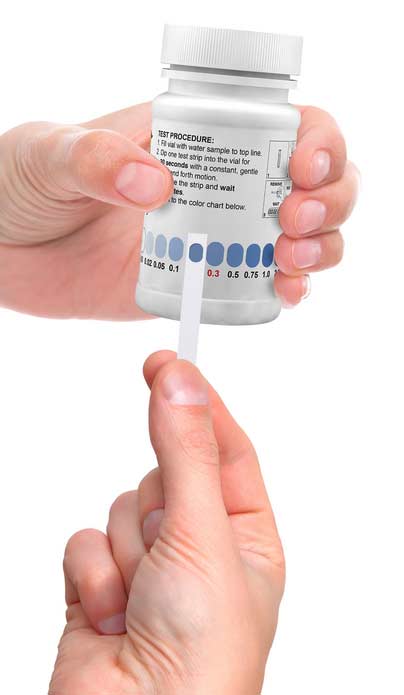 Tester la teneur en fer de votre eau en quelques minutes