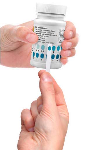 Analysez facilement le niveau de chlore libre dans votre eau